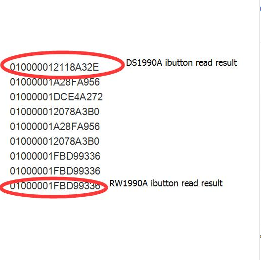 DS1990A TM iButton Reader USB Plug and Play Reader +5pcs TM1990A-F5 Key ...