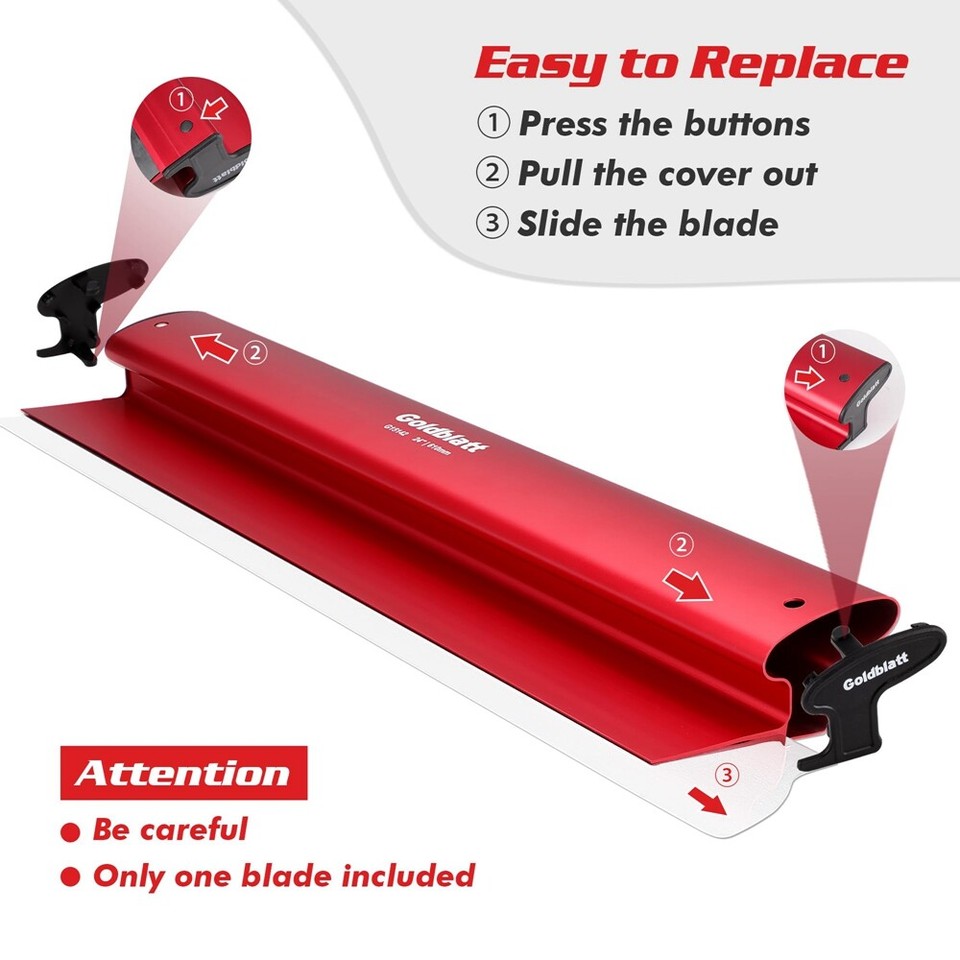 Goldblatt Drywall Skimming Blade Aluminum Drywall Skimming 24-IN ...