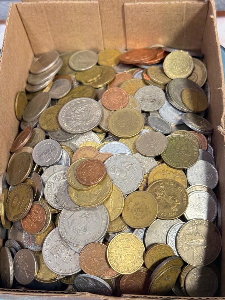 ~BIG~ World Foreign Coin 5.3 Pound Mixed Bulk LOT Asia Europe SP2002 | eBay