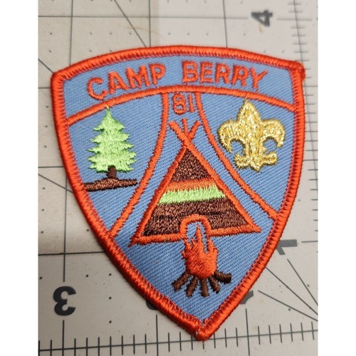 1981 Camp Berry Boy Scouts of America Patch | eBay