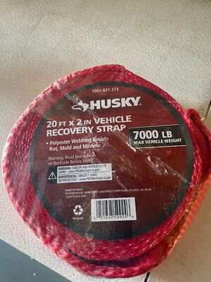Husky 20 ft X 2in Vehicle Recovery Strap | eBay