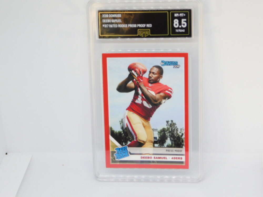 2019 Donruss Press Proof Red Rated Rookie RC #317 Deebo Samuel San ...