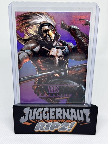 Ares #M2 Amethyst Medallion 2022 Fleer Ultra Avengers Marvel Card Upper ...