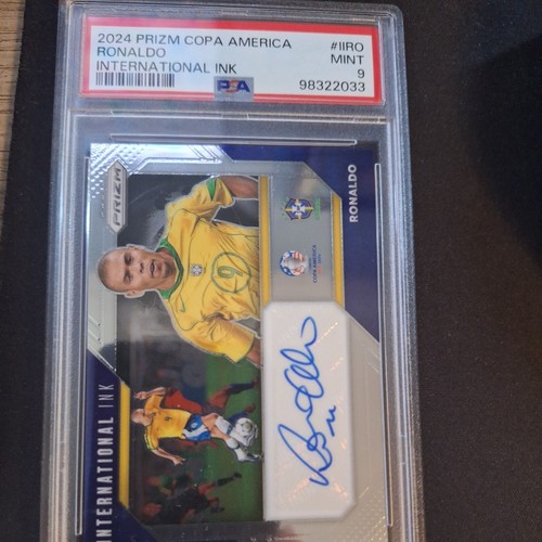 2024 Panini Prizm Copa America RONALDO R9 International Ink Autograph ...