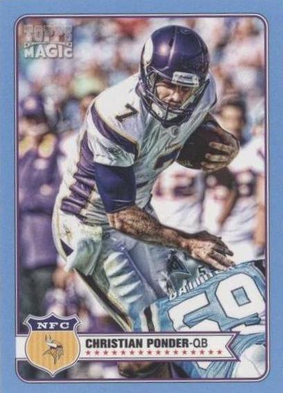 2012 Topps Magic - Christian Ponder #161 Mini Blue for sale online | eBay
