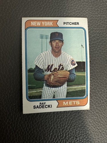 1974 Topps #216 Ray Sadecki New York Mets EX-MT | eBay