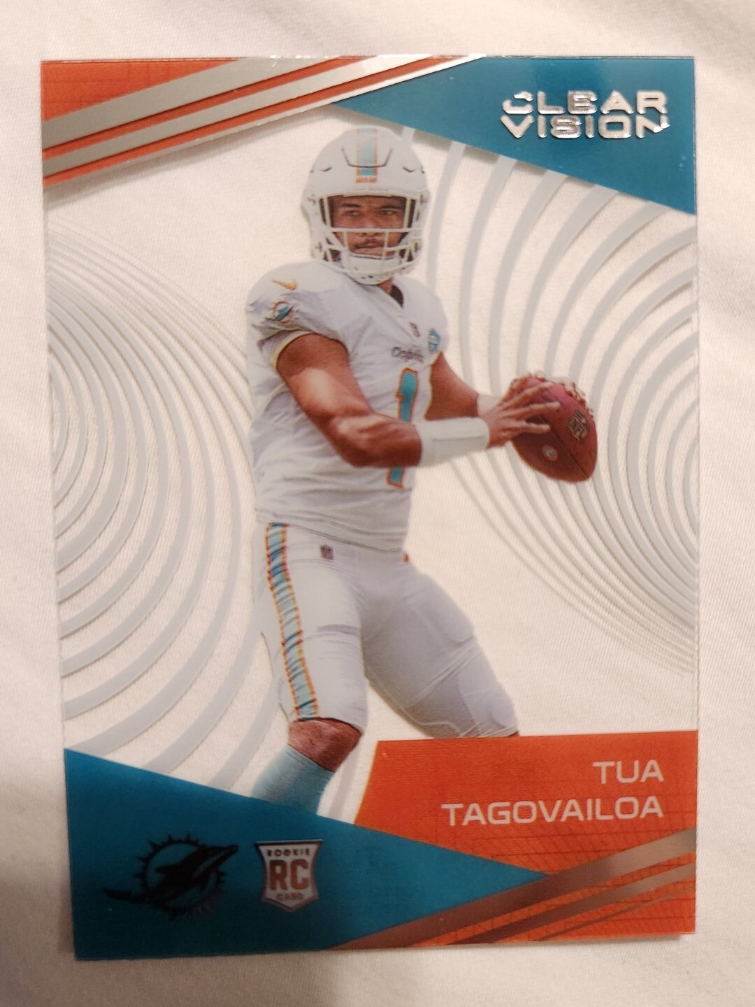 Tua Tagovailoa Clear Vision Rookie Card 2020 Panini Chronicles Football ...