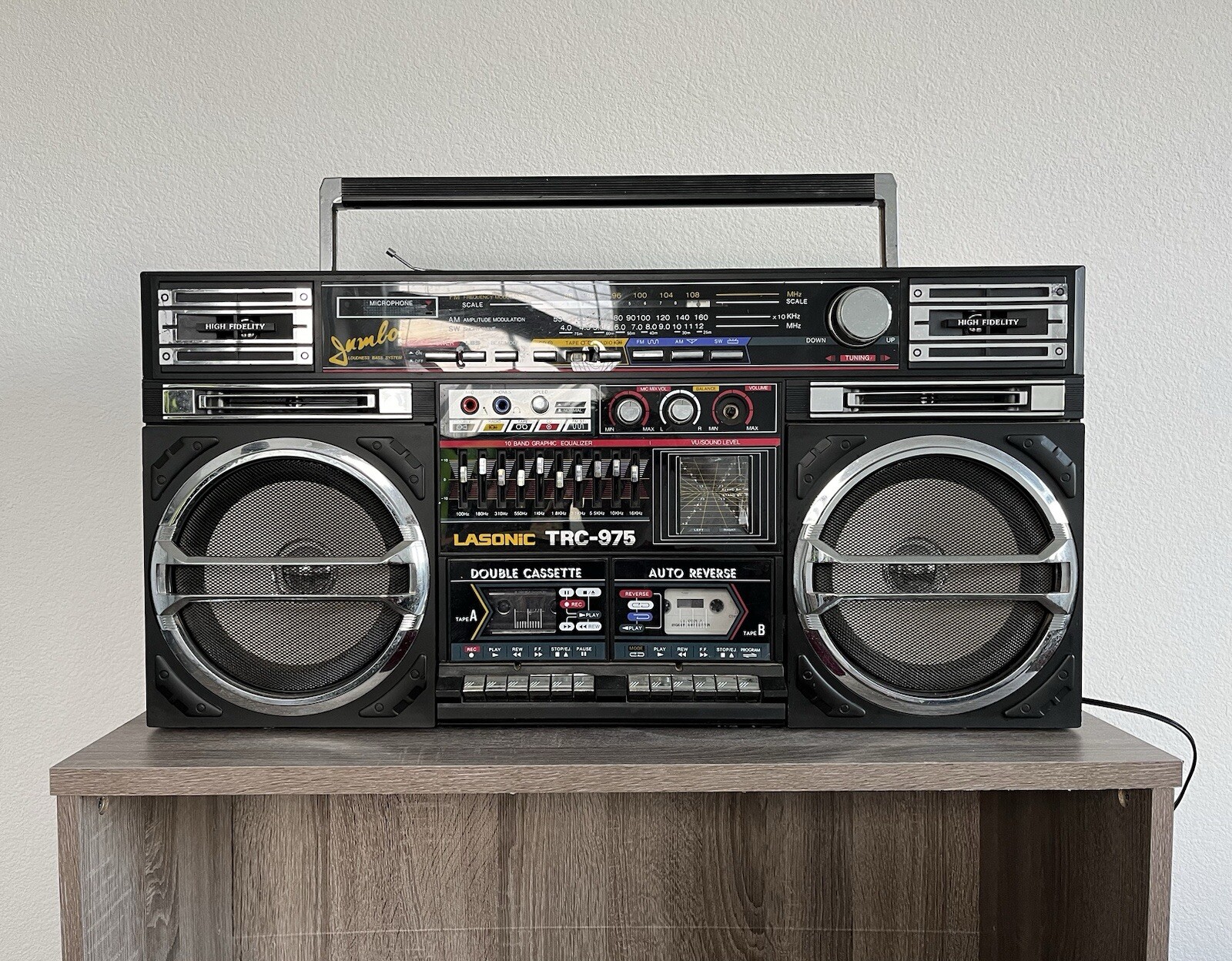 Lasonic TRC-975 Boombox Stereo Radio Cassette Player (Works with ...