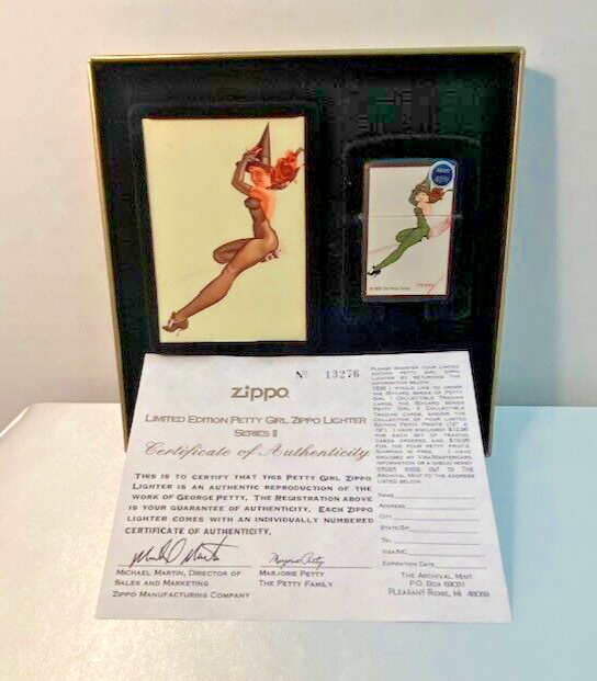 ZIPPO Petty Girls Series II Lighters - Rare Find! All 6 NEW & UNFIRED ...