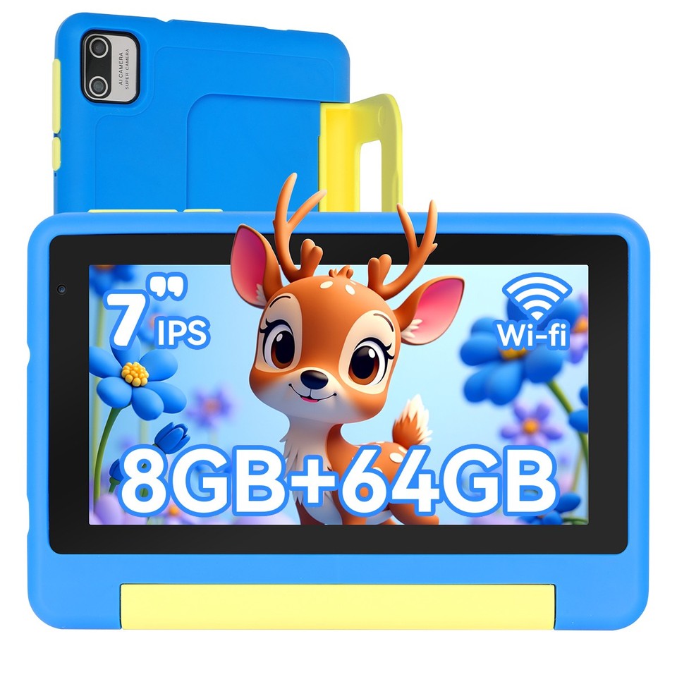 AEEZO Kids Tablet 10 inch Android 13 Tablets 6+64GB with Shockproof ...