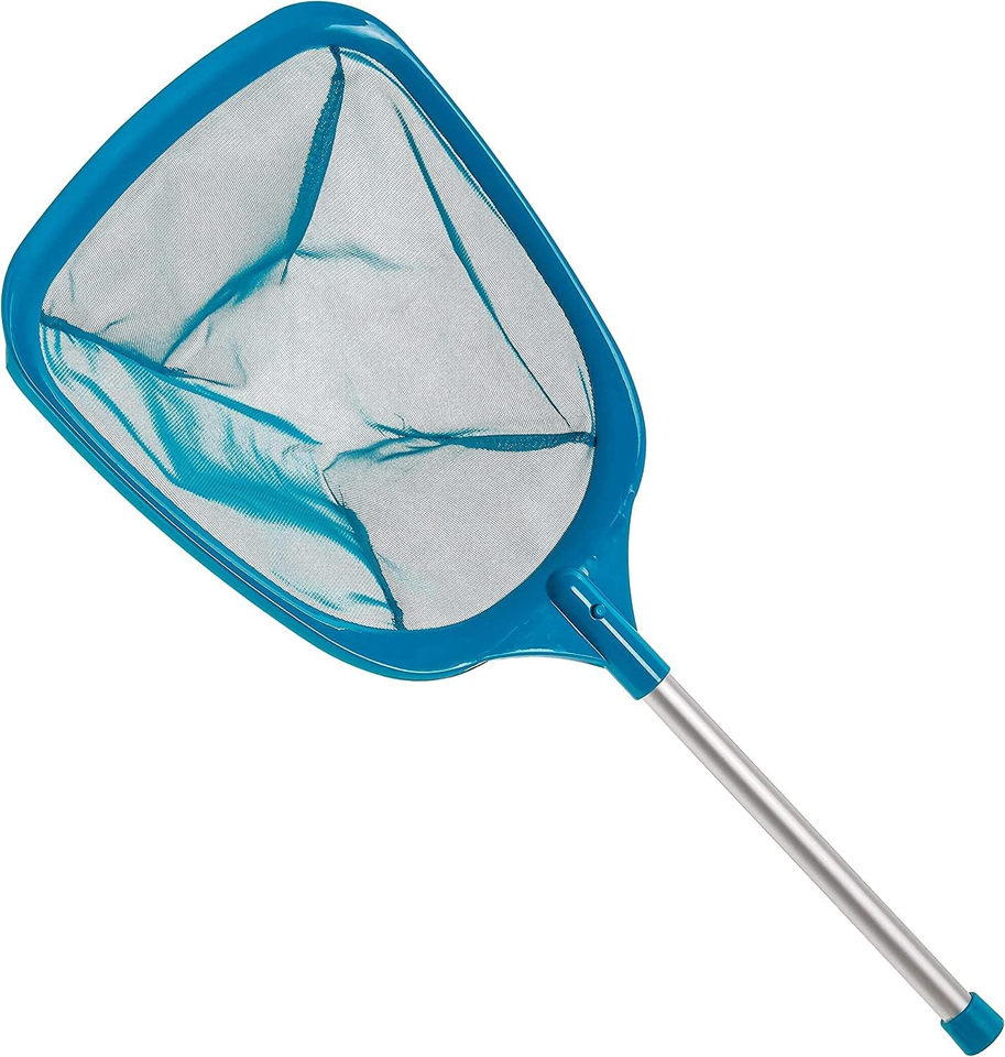 LATERN Pool Skimmer Net with Pole, 60CM Swimming Pool Leaf Cleaning Net ...