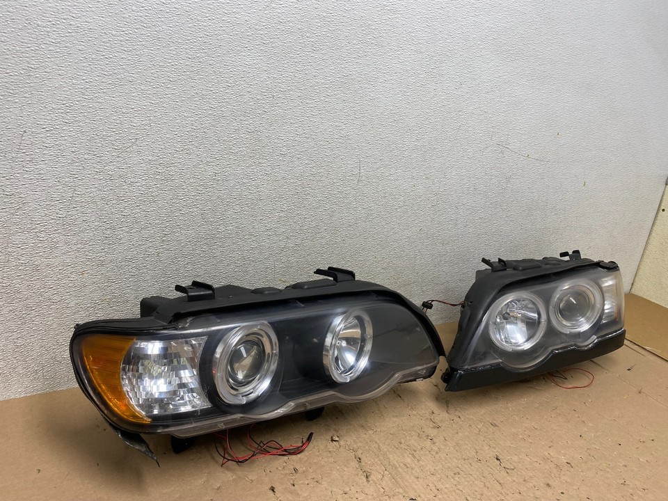 2000-2003 BMW X5 E53 LED Left+Right Set LED Projector Headlight R6549 C ...