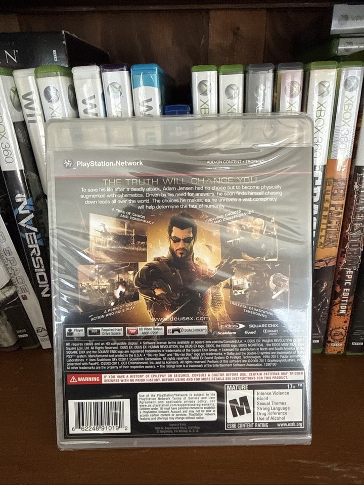 Deus Ex: Human Revolution (Sony PlayStation 3, 2011) 662248910192| eBay