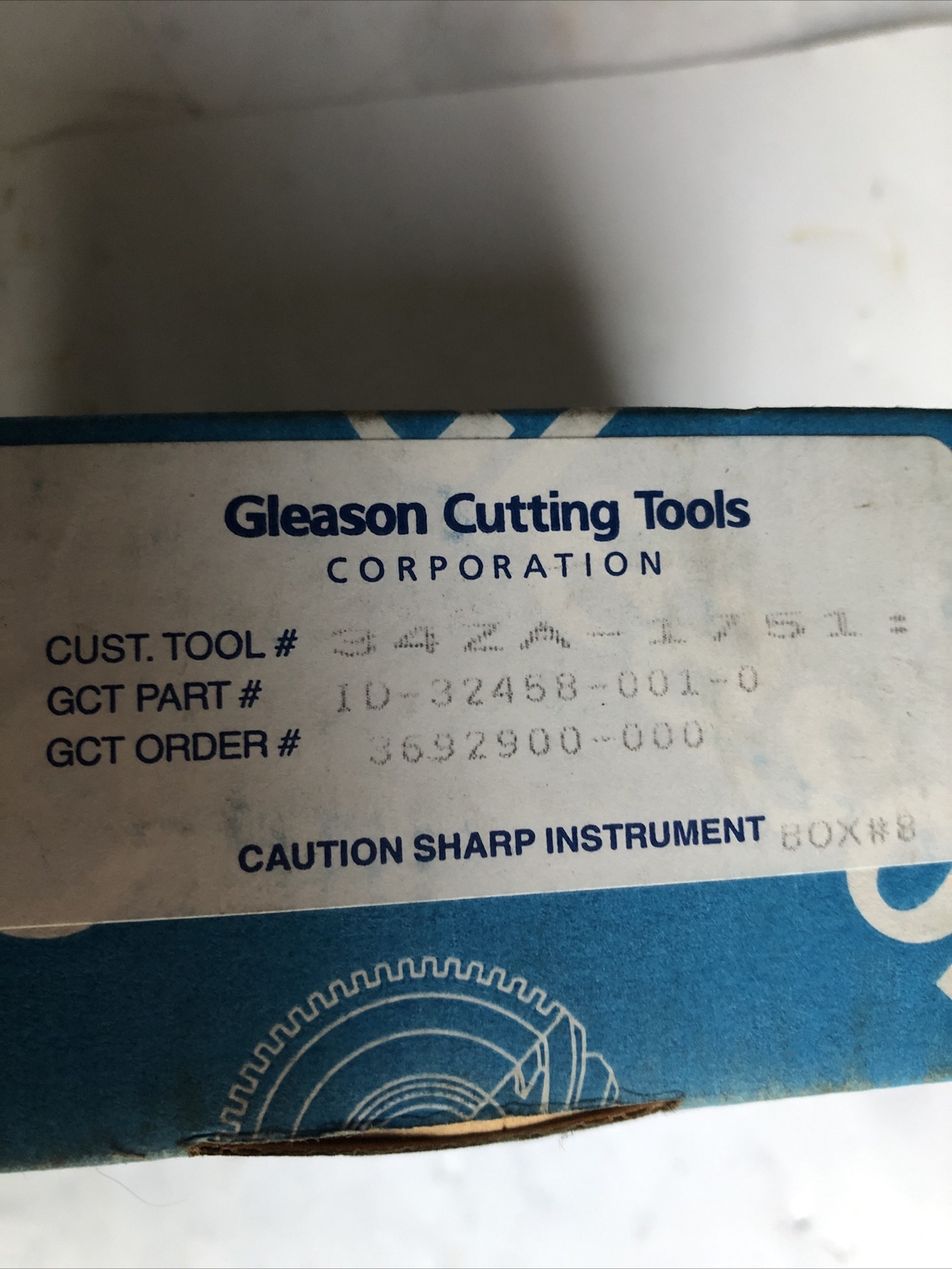 NEW GLEASON 34ZA-1751 TOOL CUTTING GEAR HOB, 67 TEETH WD 0.1719 F3LP ...