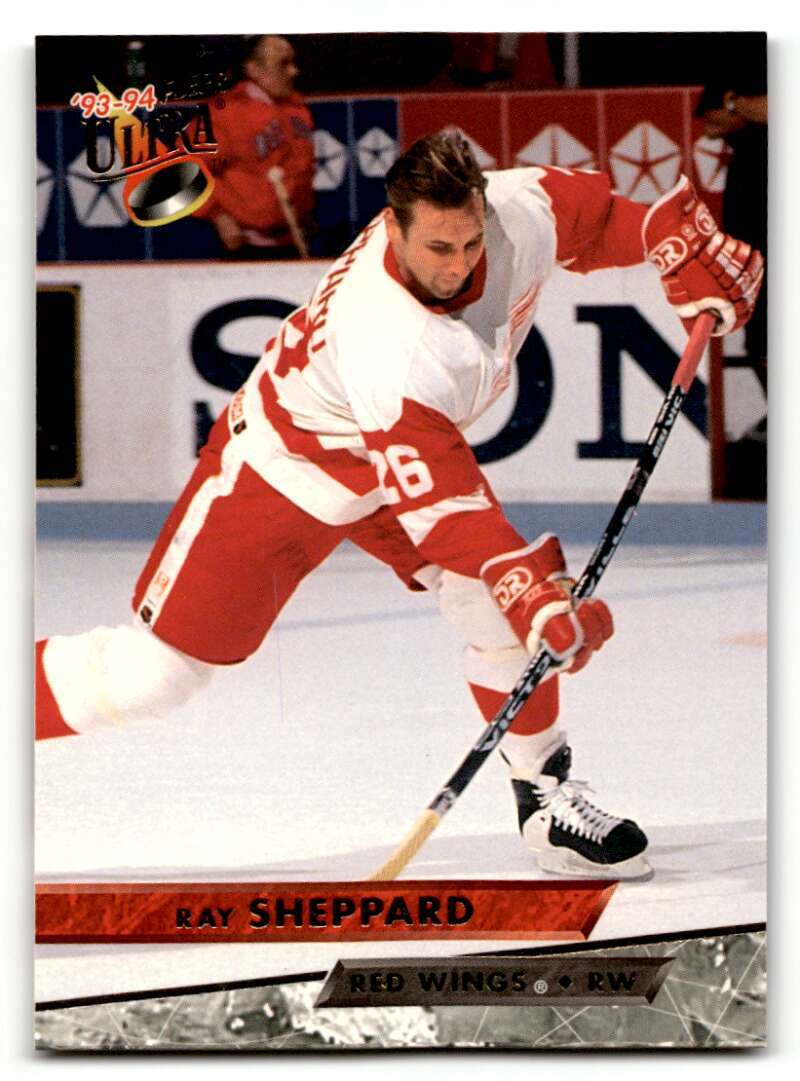 1993 Ultra #310 Ray Sheppard Detroit Red Wings Hockey Cards EX/NM ID ...