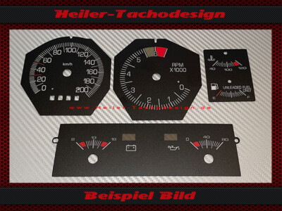 Tachoscheiben Pontiac Fiero GT 1986 200 Kmh | eBay