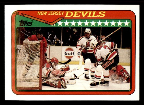 284 Final Standings New Jersey Devils 1990 Topps Hockey Sports Trading ...
