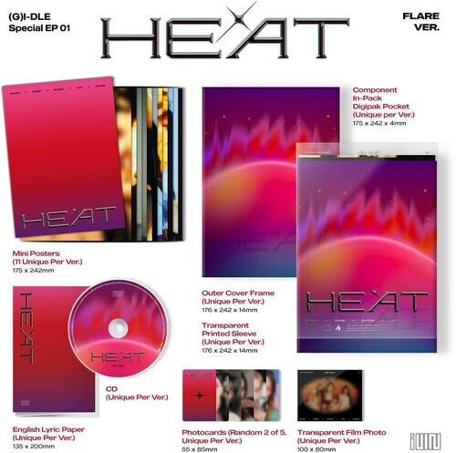 (G)I-Dle - Heat (Flare Ver.) [New CD] | eBay