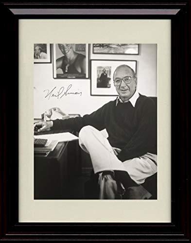 Unframed Neil Simon Autograph Promo Print - Sitting at Desk - Portrait ...