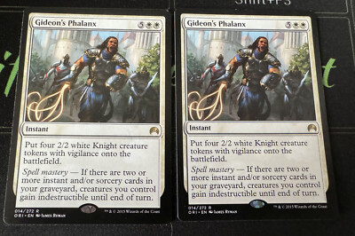 Gideon's Phalanx X2 Origins Magic the Gathering MTG | eBay