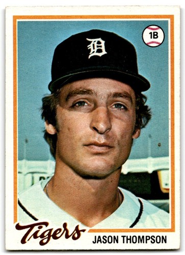 1978 Topps Jason Thompson Detroit Tigers #660 | eBay
