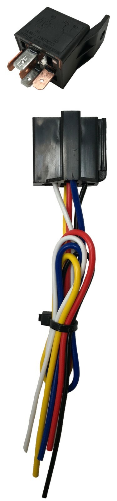 Beuler 40/60 Amp Waterproof 5-Pin Relay Panel with 12" Interlocking ...