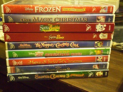 (9) Disney Christmas Children's DVD Lot: Mickey Mouse Winnie the Pooh ...