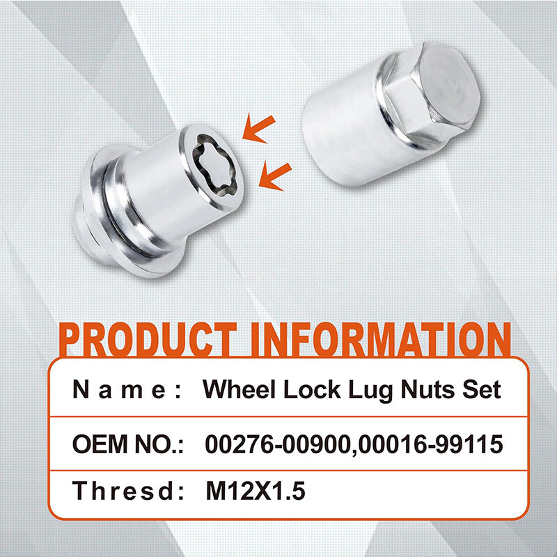 Fit For Anti Theft For Toyota And Lexus Alloy Wheel Lock Lug Nut Set ...