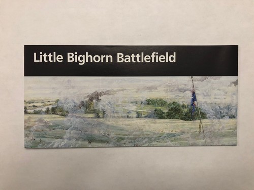 Little Bighorn Battlefield National Monument Park Unigrid Brochure Map ...