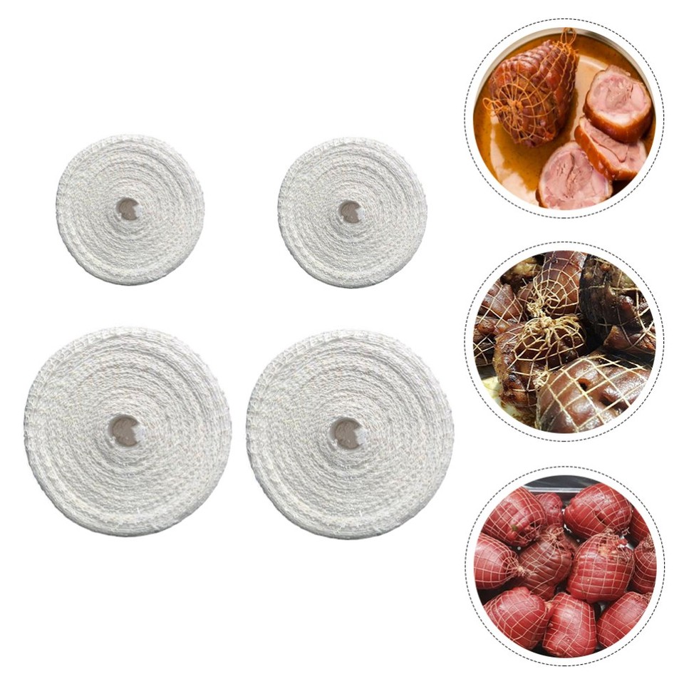 4 Rolls Kitchen Sauce-flavored Barbecued Pork String Cooking Twine ...