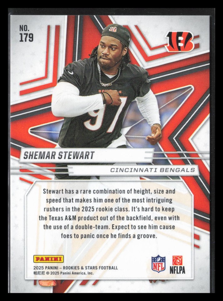 Shemar Stewart Auto 2025 Panini Rookies & Stars #179 | eBay
