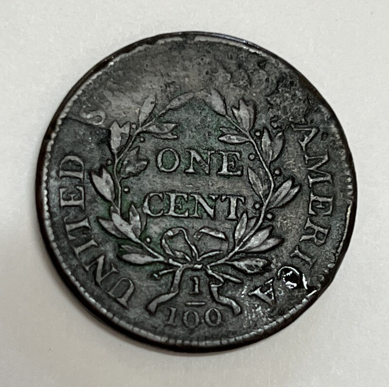 1803 Draped Bust Large Cent Small Date Large Fraction Very Fine Details ...