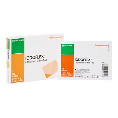 Iodoflex Pads 3 - 10g Pads per Box BX of 3 | eBay
