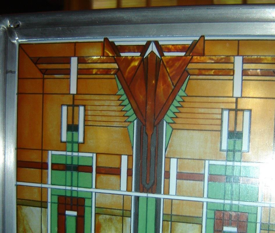 Original Frank Lloyd Wright Stained Glass