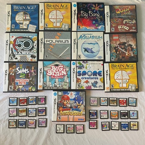 Nintendo DS 43 Games Lot Bundle, NDS, NDSi, 2DS, 3DS Etc. | eBay
