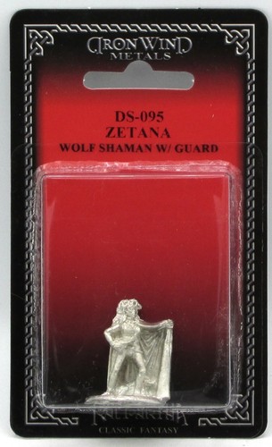 Ral Partha DS-095 Zetana Wolf Shaman and Guard (Shadowrun) Female Mage ...