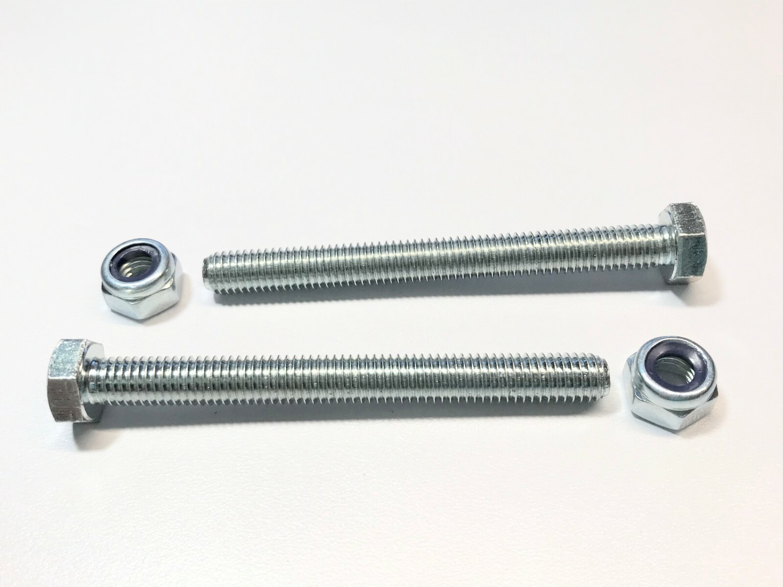 10 Stück Schraube ISO 4017 M8x100 10.9 verzinkt + Mutter M8 Kl.10 | eBay