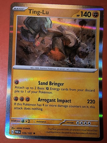 Ting-Lu 109/182 Holo Rare - Paradox Rift Pokemon TCG - Mint NM | eBay