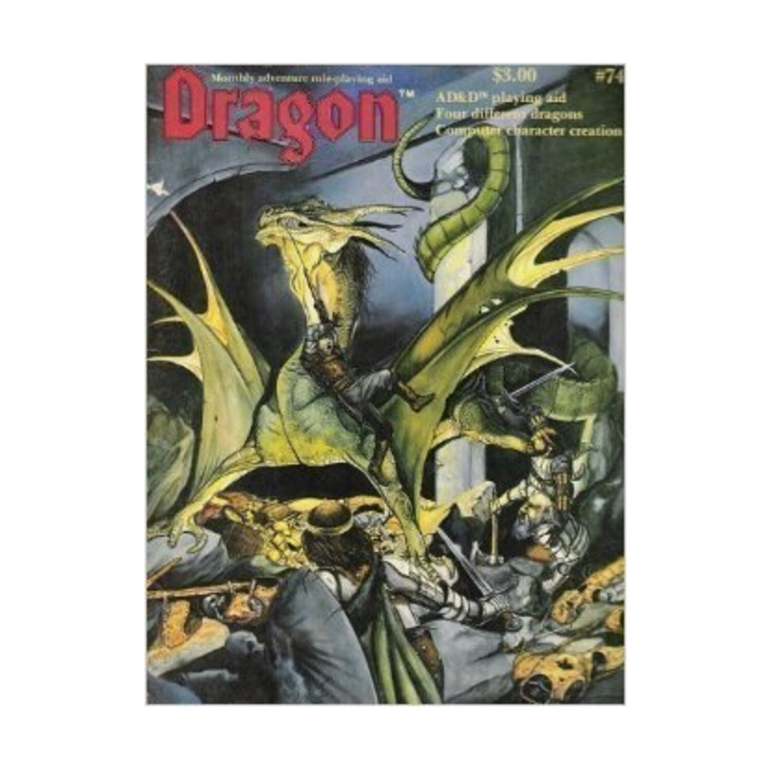 TSR Dragon Magazine #74 "Combat Computer, Seven Swords, Electrum Dragon ...