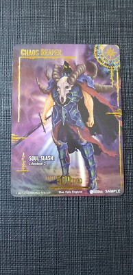 2021 OTHERVERSE OTHERWORLD CHAOS REAPER GOLD HOLO 1ST ED SAMPLE NM | eBay