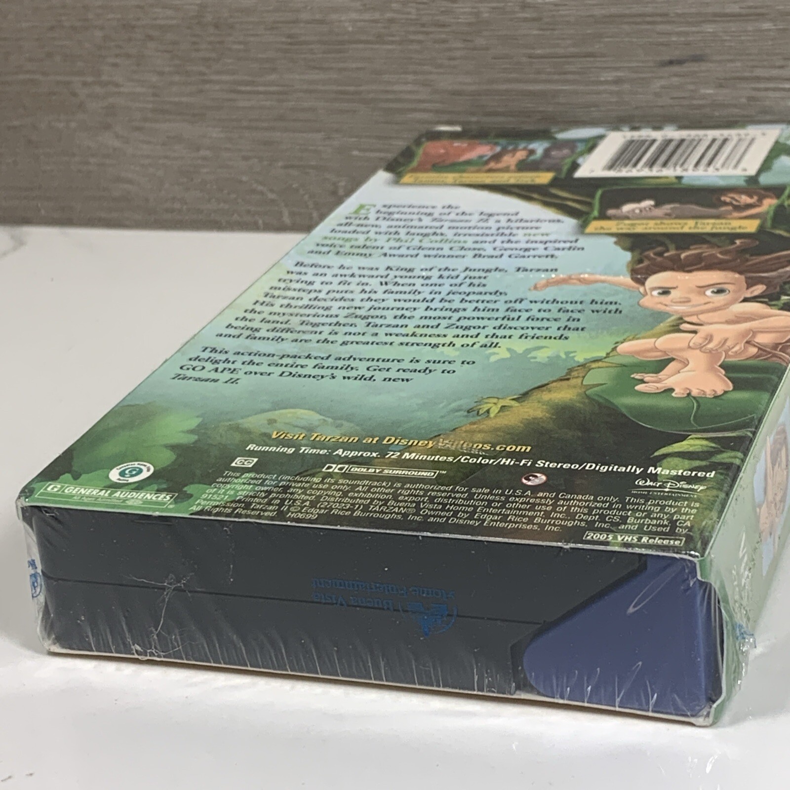 Tarzan II VHS 2005 - Rare Disney Movie Club Exclusive - New Sealed ...
