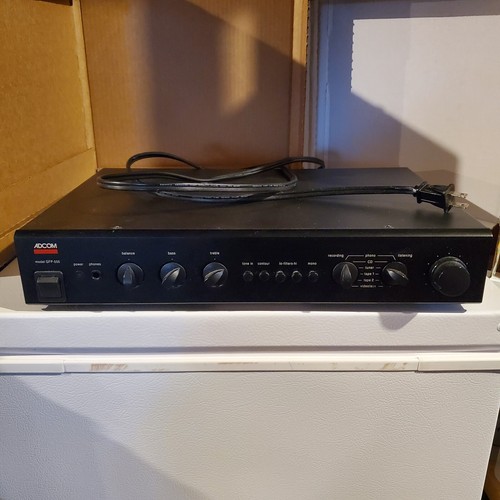 Adcom GFP-555 II Preamp - MC / MM Phono - 2 Outputs - Preamplifier ...