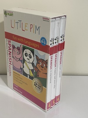NEW Little Pim Spanish DVD 4 5 6 Volume 2 Espanol Baby Toddlers Box Set ...