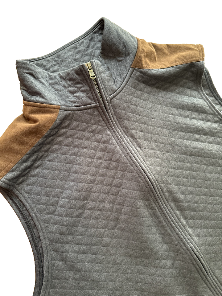Daniel Cremieux Classics Quilted Full Zip Vest Gray 2XT Tall Man MSRP ...