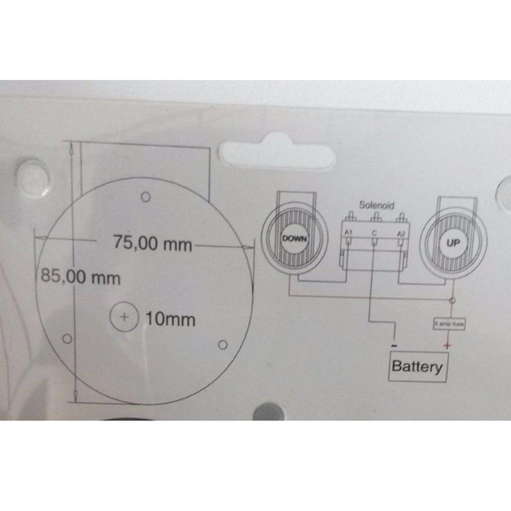 Pair Single Direction -UP/DOWN Switches Anchor Winch Windlass ...