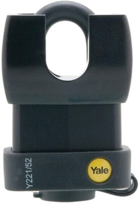 Yale 52mm laminated steel weather cover 25mm shrouded shackle Y221/52 ...