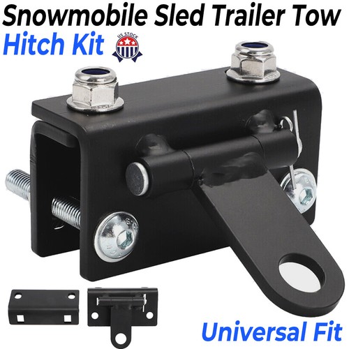 Snowmobile Sled Trailer Tow Hitch Set For Polaris Ski Doo Arctic Cat ...