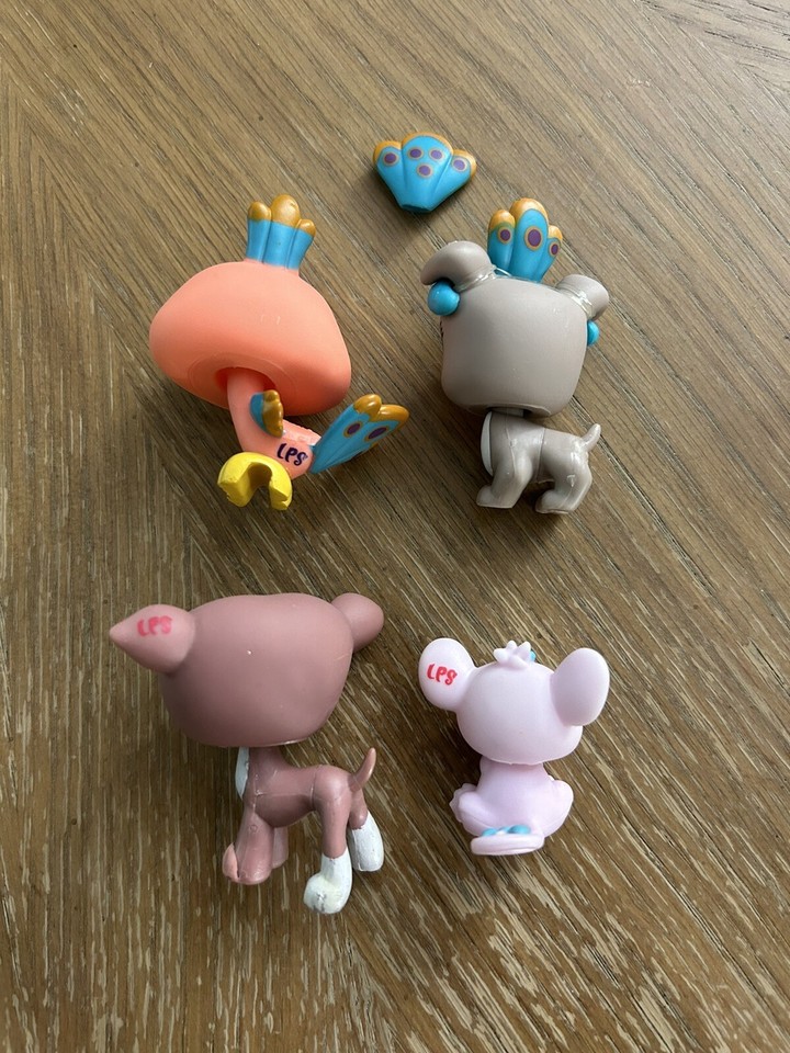 Littlest Pet Shop LPS #1462 Peacock #1463 Jack Russel Dog #1585 1585 ...