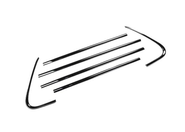 For Ford Explorer 2011-2019 Black Steel Window Molding Trim Decoration ...