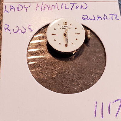 LADIES LADY HAMILTON QUARTZ WRIST WATCH MOVEMENT #1117 | eBay